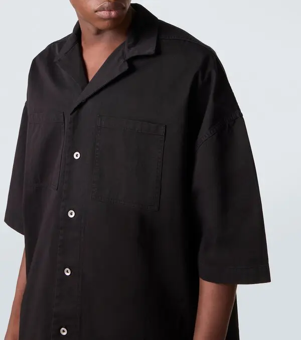 Rick Owens Magnum Tommy Oversized Cotton Twill Shirt