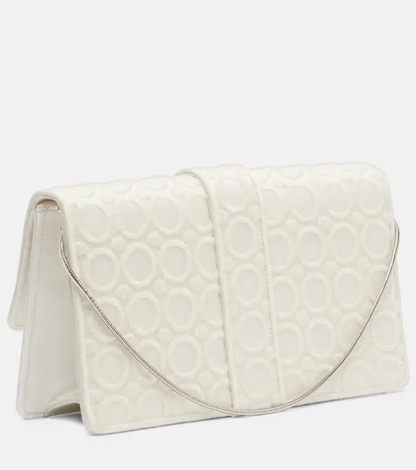 Manolo Blahnik Capri Embellished Clutch