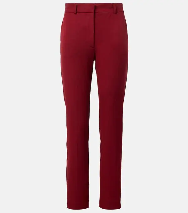 JOSEPH Coleman Slim Pants - Red