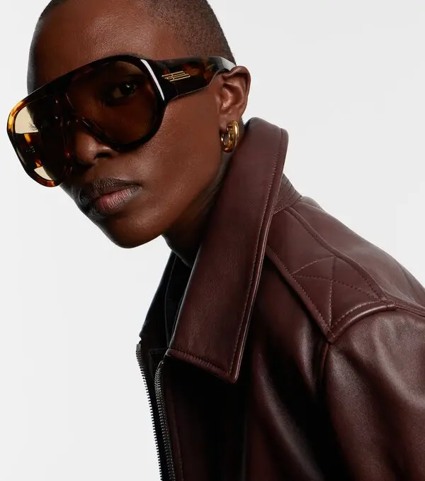 Bottega Veneta Aviator Sunglasses - Brown