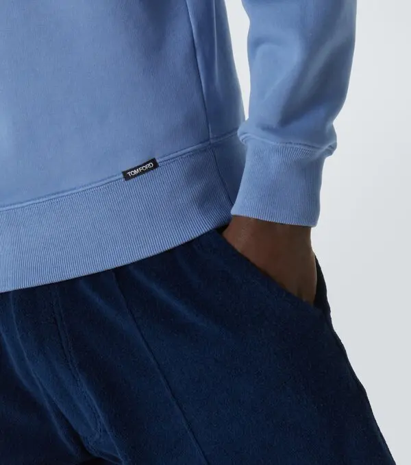 TOM FORD Cotton-blend Crewneck Sweater
