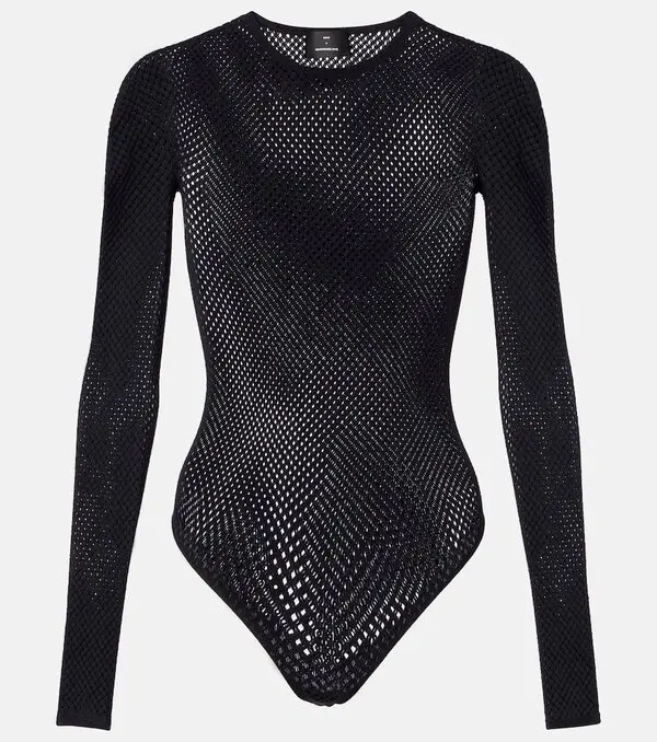 Wardrobe.NYC Rhw Web Wool-blend Bodysuit
