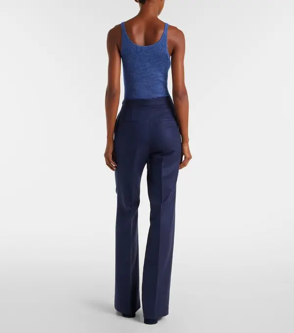 Gabriela Hearst Vesta Silk Flared Pants