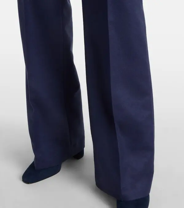 Gabriela Hearst Vesta Silk Flared Pants