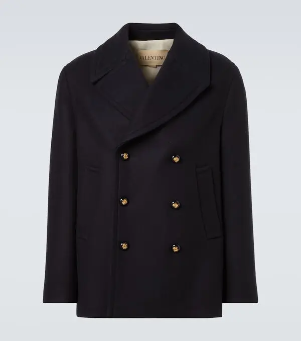 Valentino Garavani Double-breasted Virgin Wool Jacket
