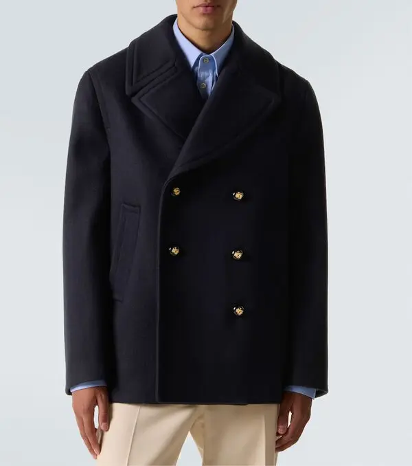 Valentino Garavani Double-breasted Virgin Wool Jacket