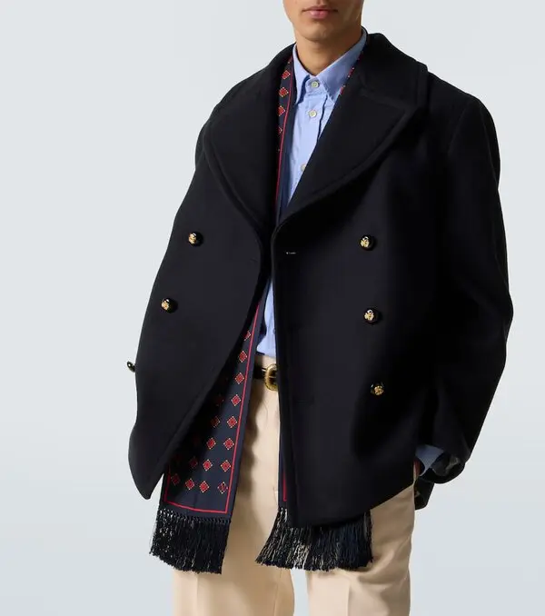 Valentino Garavani Double-breasted Virgin Wool Jacket