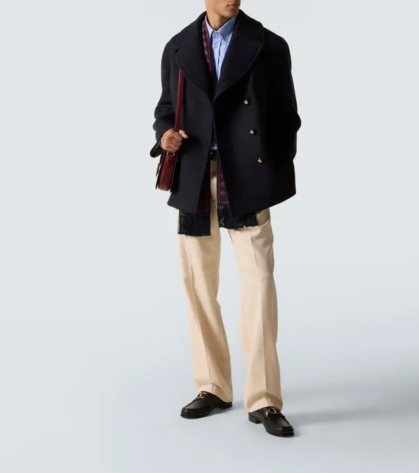 Valentino Garavani Double-breasted Virgin Wool Jacket