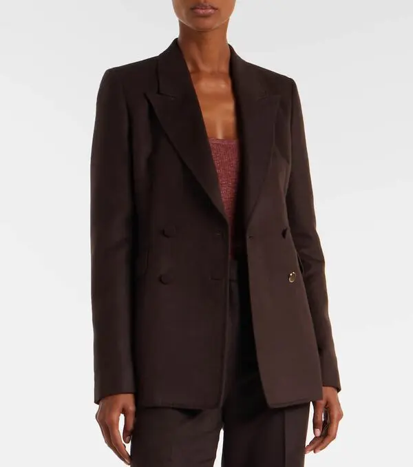 Gabriela Hearst Stephanie Silk Blazer - Brown