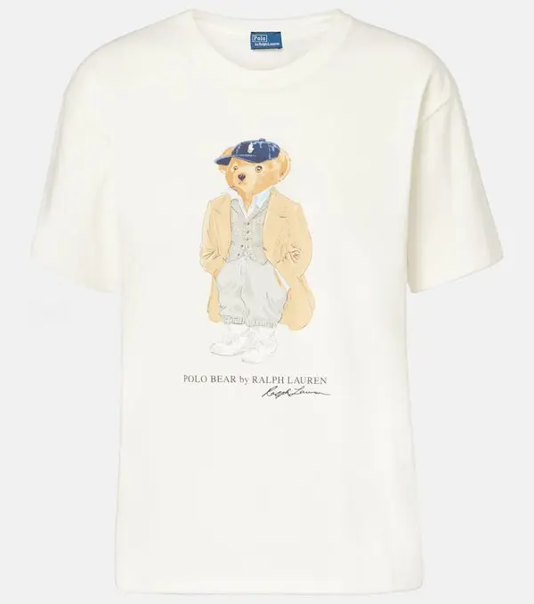 Polo Ralph Lauren Polo Bear Cotton Jersey T-shirt - White