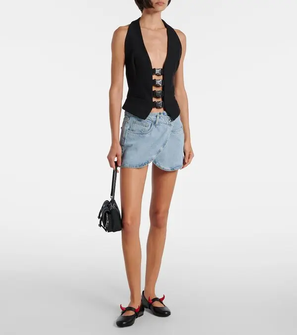 Coperni X Disney® Leather Mary Jane Flats