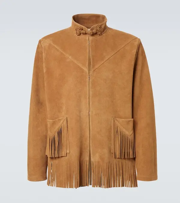 Valentino Garavani Fringed Suede Jacket