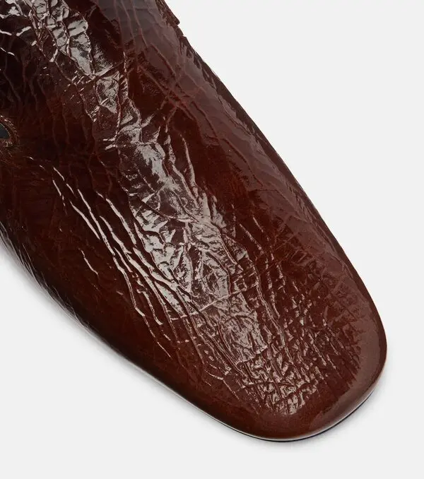 JIL SANDER Leather Loafers - Brown