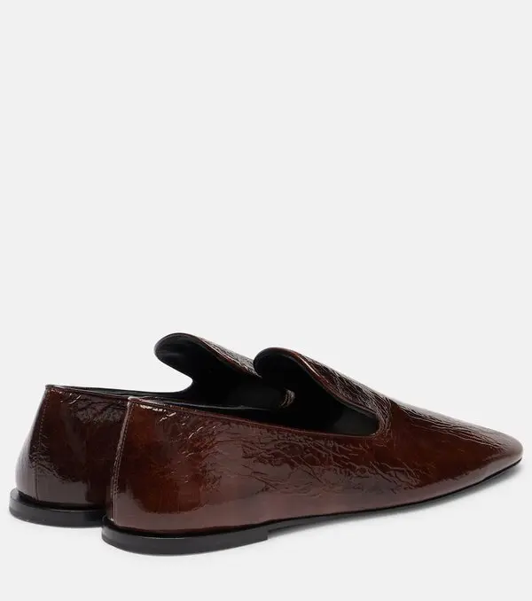 JIL SANDER Leather Loafers - Brown