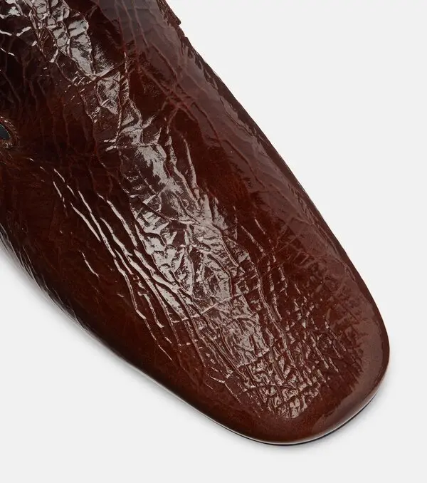 JIL SANDER Leather Loafers - Brown