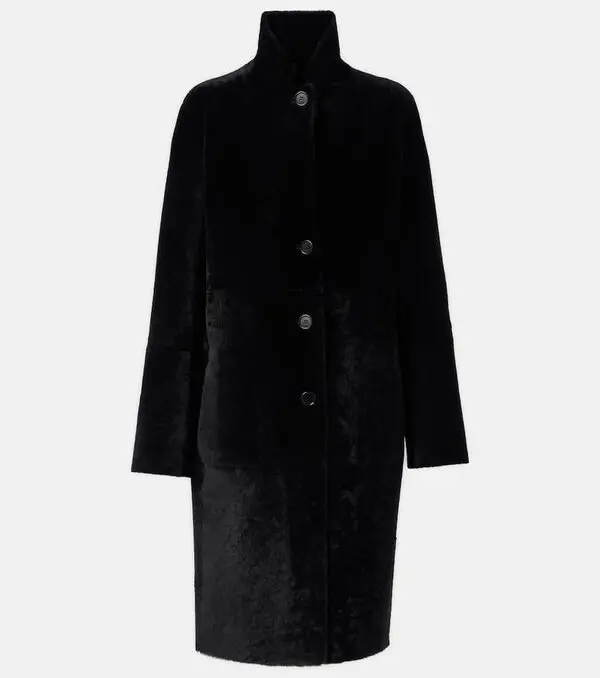 JOSEPH Reversible Shearling And Leather Coat