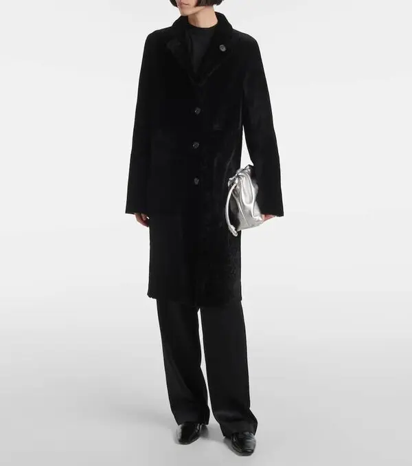 JOSEPH Reversible Shearling And Leather Coat