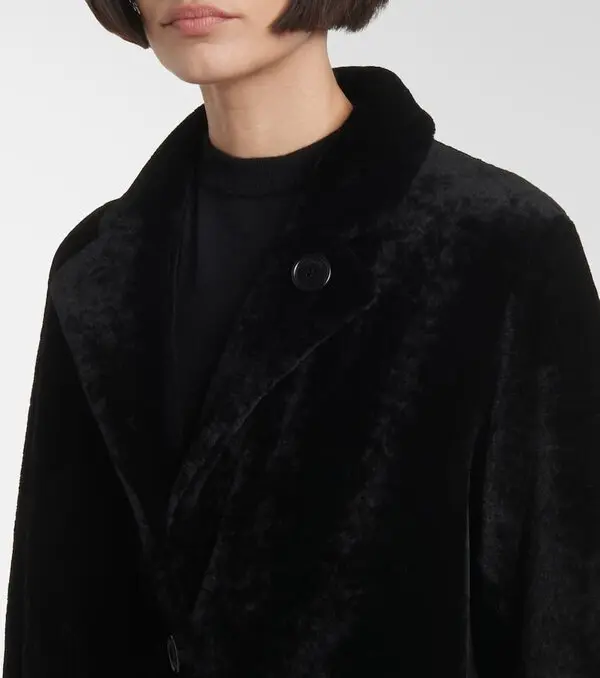 JOSEPH Reversible Shearling And Leather Coat