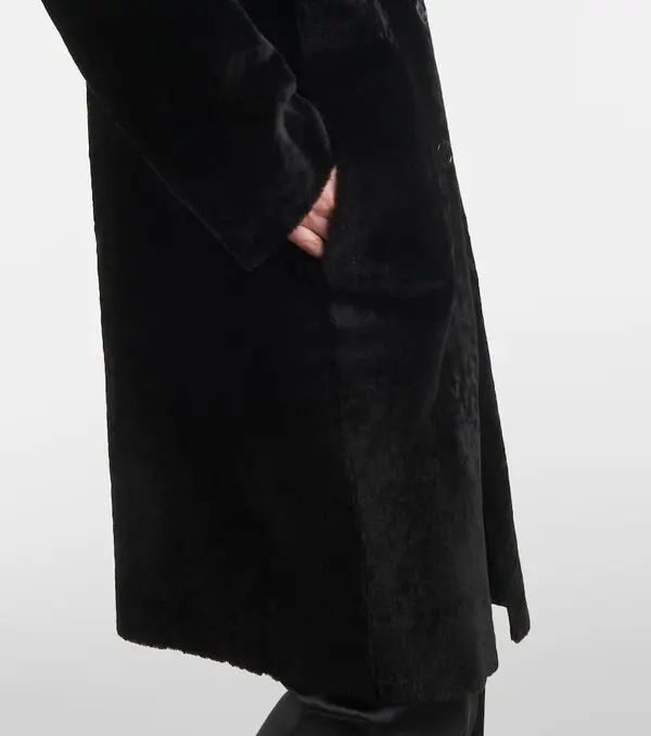 JOSEPH Reversible Shearling And Leather Coat