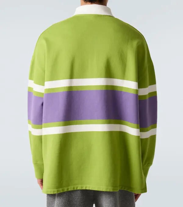 Loewe Striped Cotton Polo Sweater
