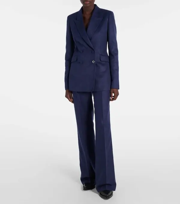 Gabriela Hearst Stephanie Silk Blazer - Blue