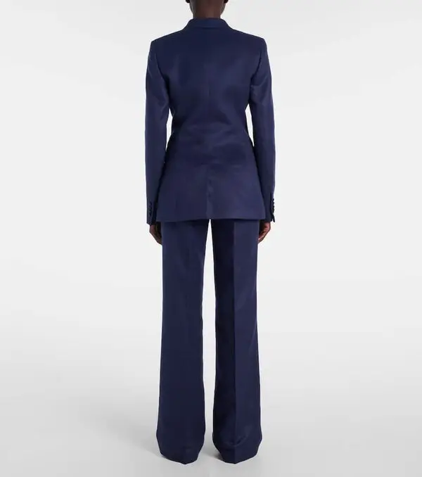 Gabriela Hearst Stephanie Silk Blazer - Blue