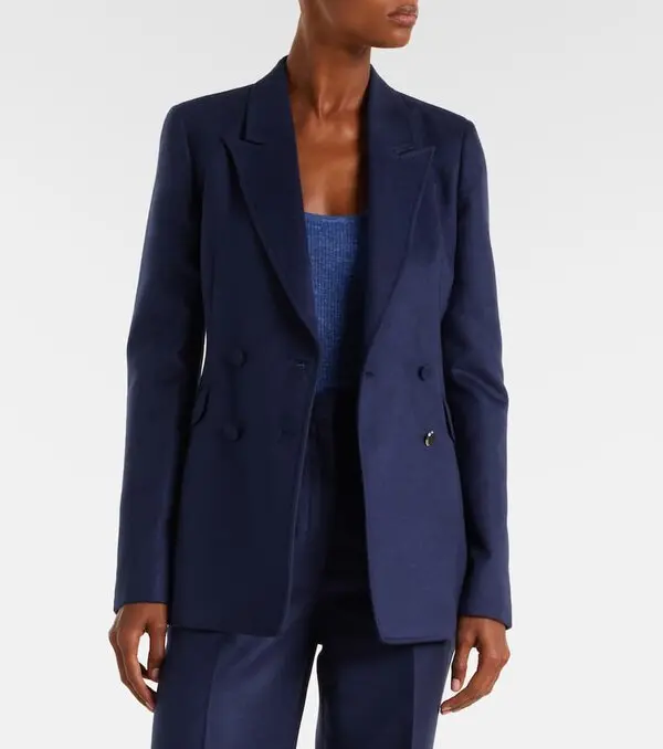 Gabriela Hearst Stephanie Silk Blazer - Blue