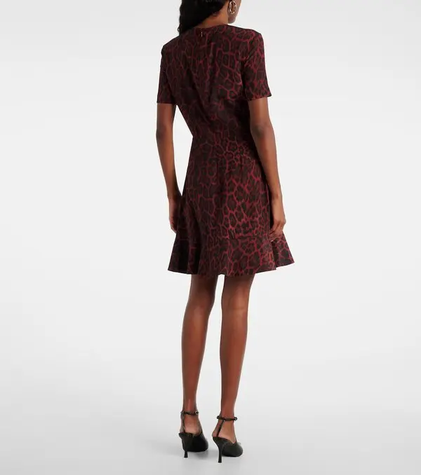 Stella McCartney Stella Iconics Silk Cady Minidress - Red