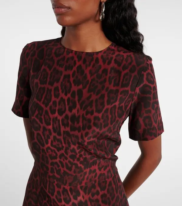 Stella McCartney Stella Iconics Silk Cady Minidress - Red