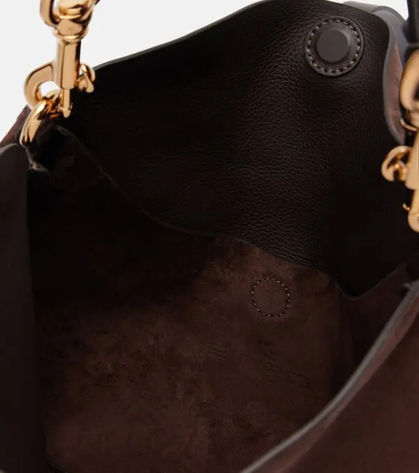 Etro Pony Small Suede Tote Bag - Brown