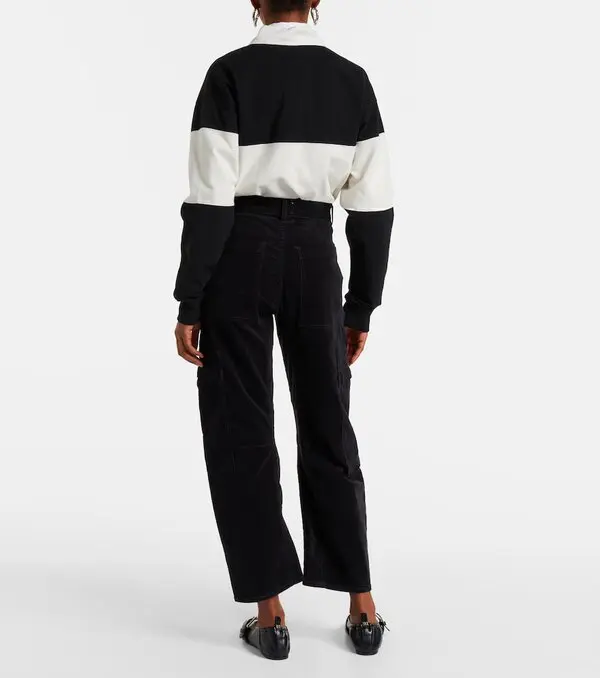 Citizens Of Humanity Marcelle Barrel-leg Cargo Pants - Black