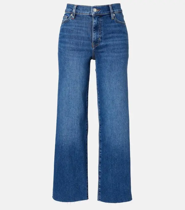 FRAME Le Slim Palazzo Crop Wide-leg Jeans