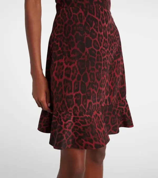 Stella McCartney Stella Iconics Silk Cady Minidress - Red