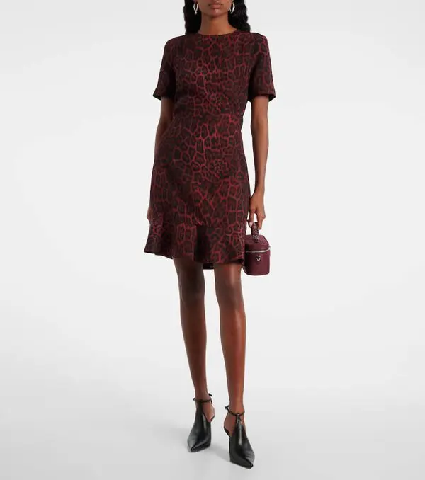 Stella McCartney Stella Iconics Silk Cady Minidress - Red