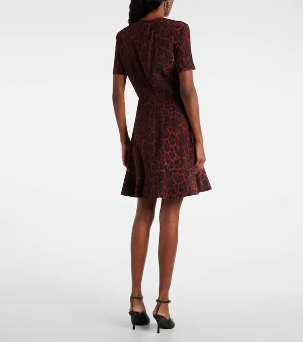 Stella McCartney Stella Iconics Silk Cady Minidress - Red