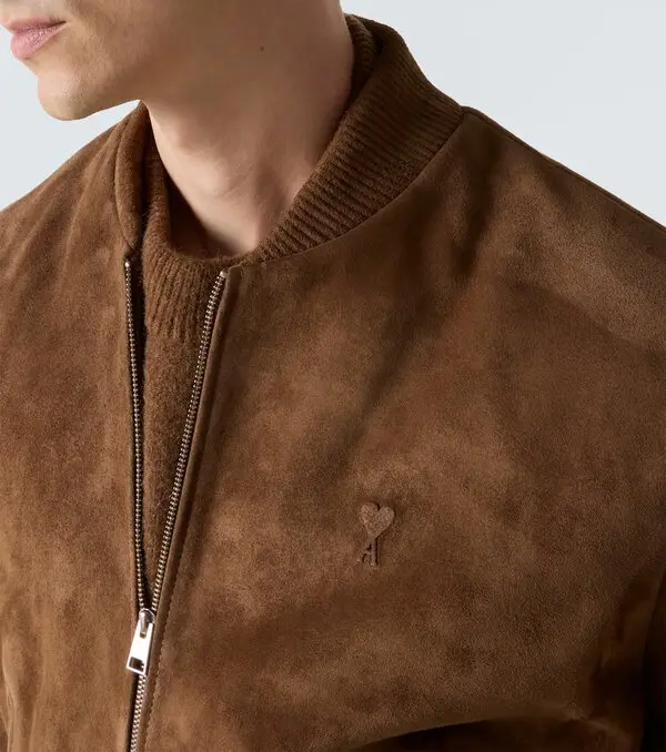 AMI Paris Suede Jacket