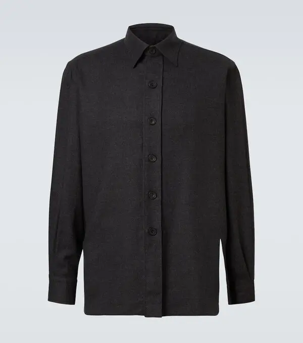 Rubinacci Virgin Wool Shirt - Grey
