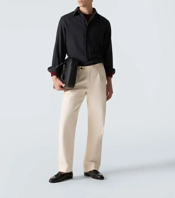 Rubinacci Virgin Wool Shirt - Grey