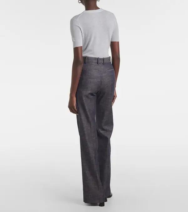 JOSEPH Morissey Flared Trousers