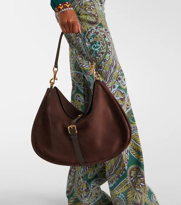 Etro Small Suede Tote Bag
