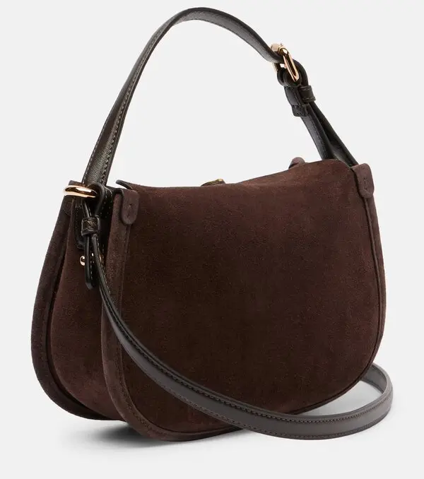 Etro Pony Small Suede Crossbody Bag - Brown