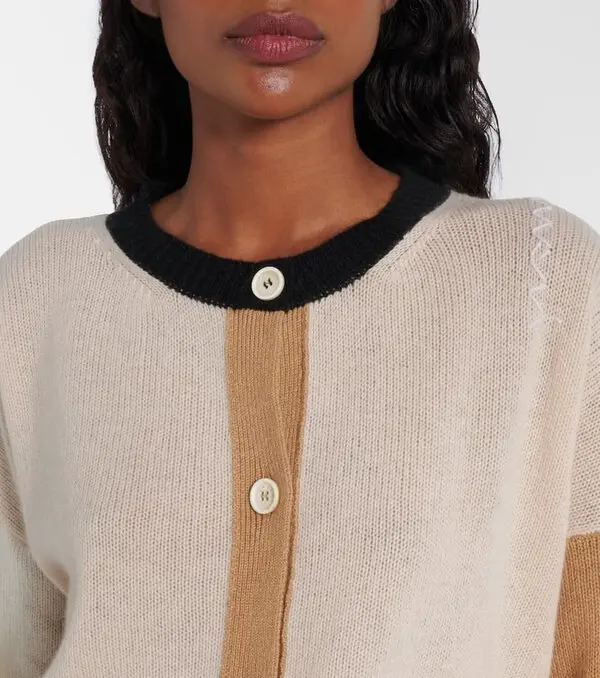 Marni Colorblocked Cashmere Cardigan