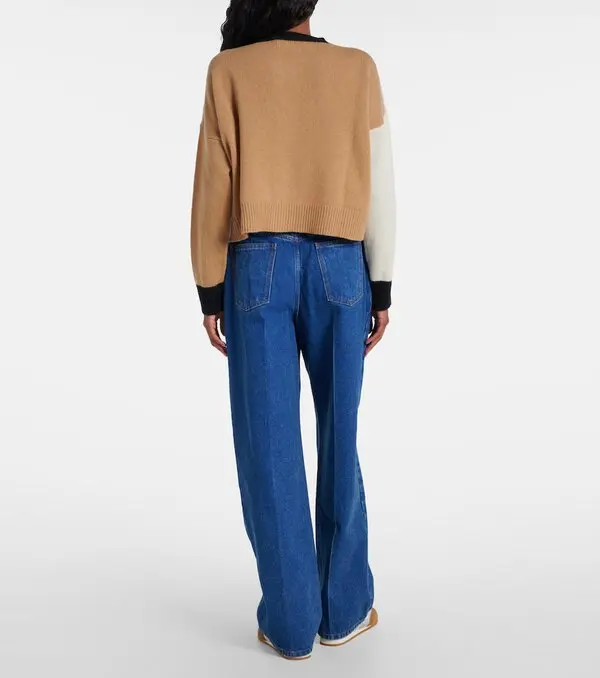 Marni Colorblocked Cashmere Cardigan