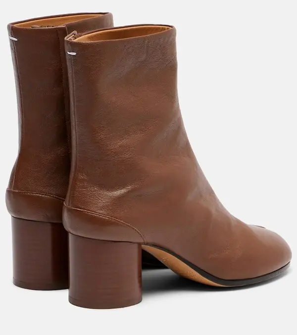MAISON MARGIELA Tabi 60 Leather Ankle Boots