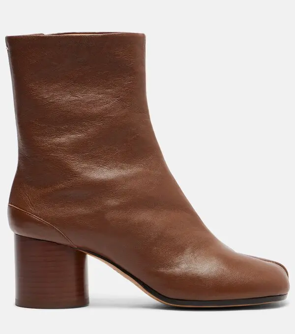 MAISON MARGIELA Tabi 60 Leather Ankle Boots