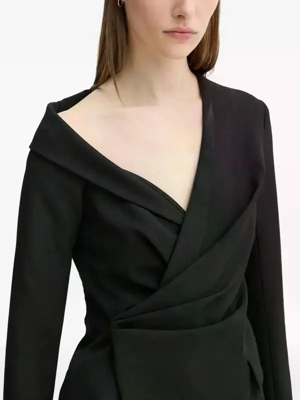 A.L.C. Draped Asymmetric-shoulder Mini Dress
