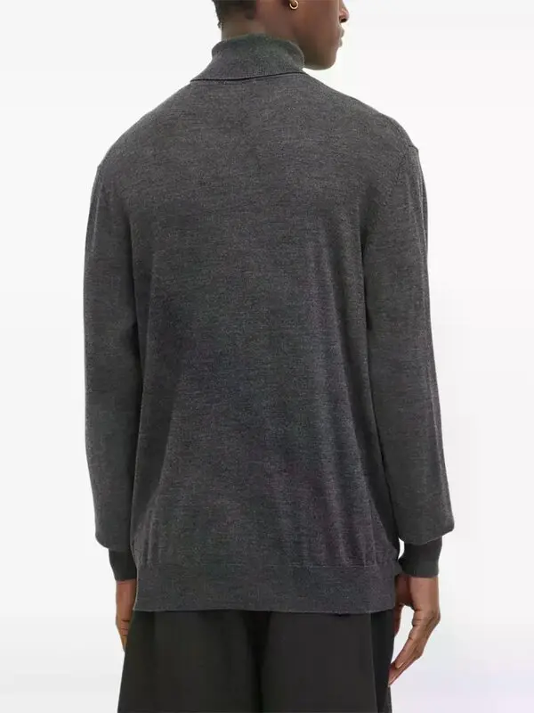 LES DEUX Turtleneck Wool Sweater
