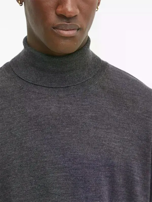 LES DEUX Turtleneck Wool Sweater