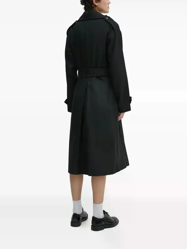 AERONAUTICA MILITARE Patch-embellished Belted Coat