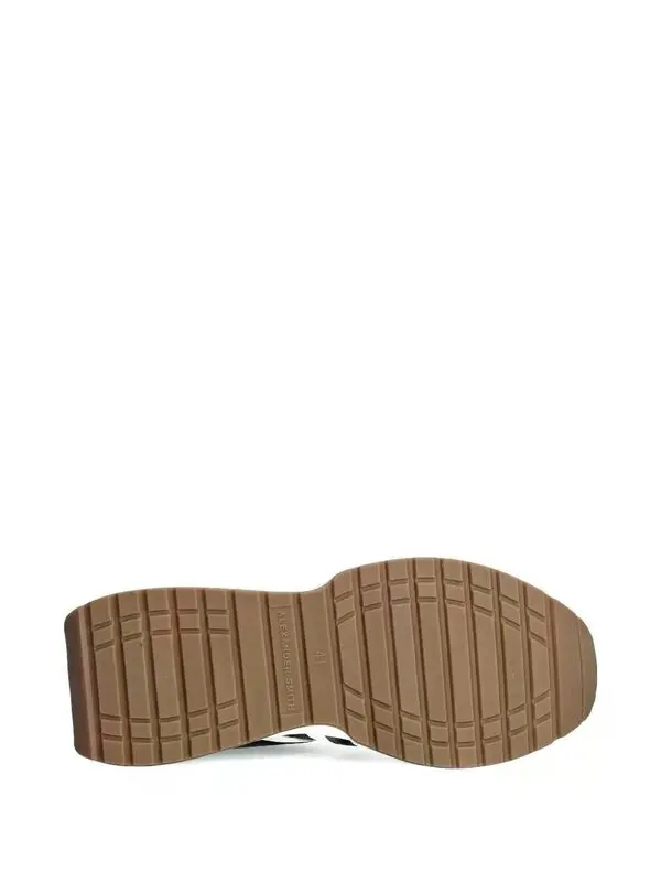 ALEXANDER SMITH Panelled Lace-up Sneakers - Blk